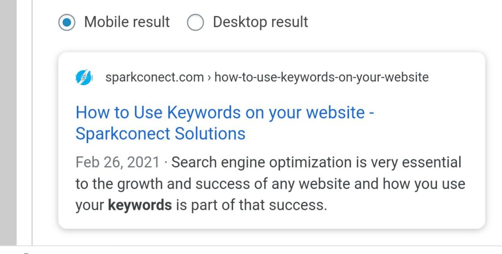 How to Use Keywords on your website - Sparkconect Solutions